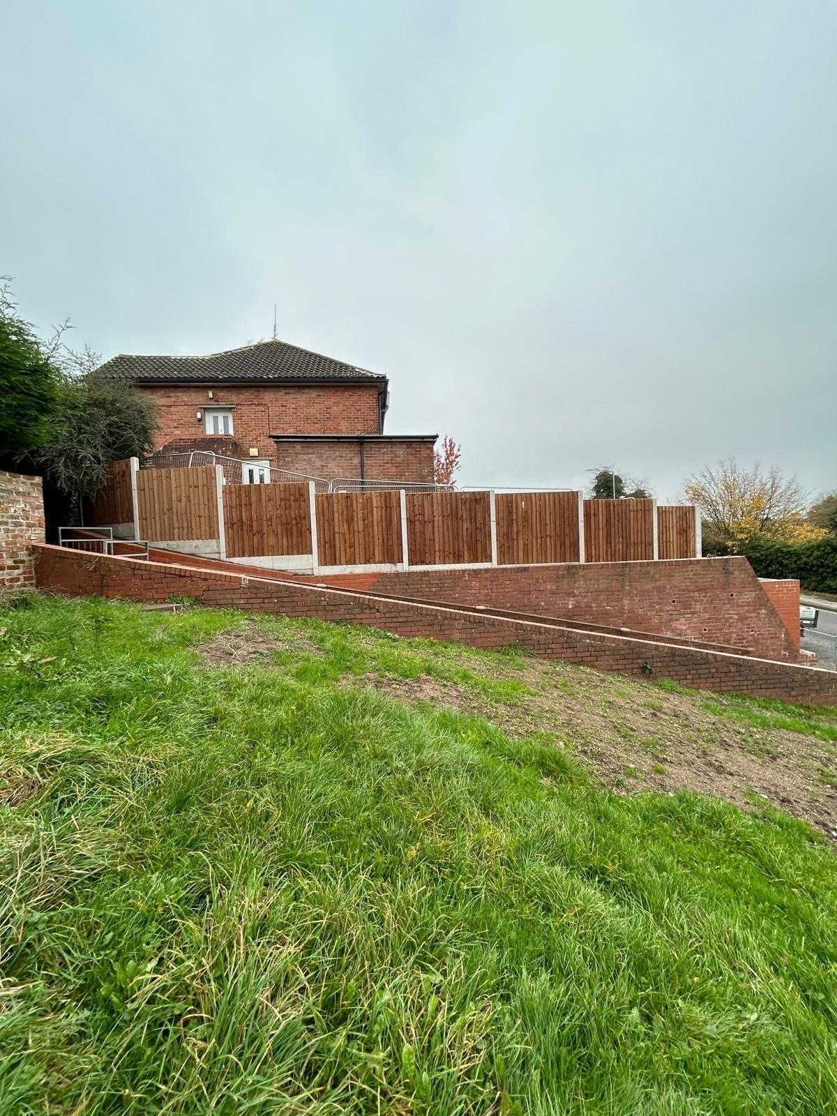 Closeboard Fencing Installed for Nottingham Sheltered Housing Authorit